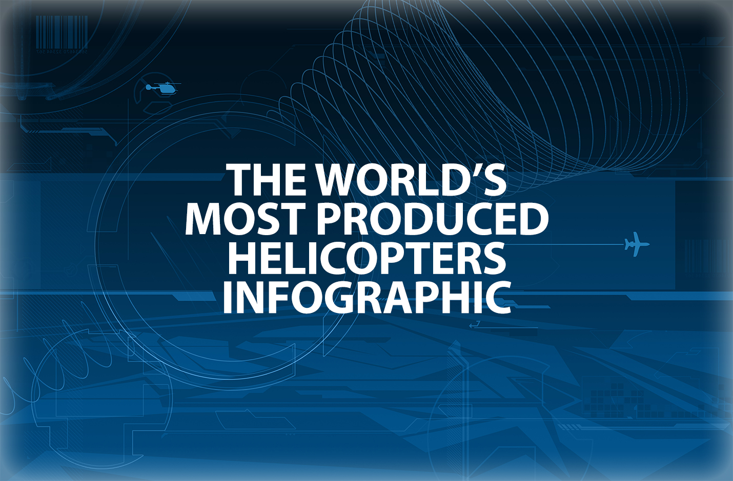 The World's Most Produced Helicopters Infographic